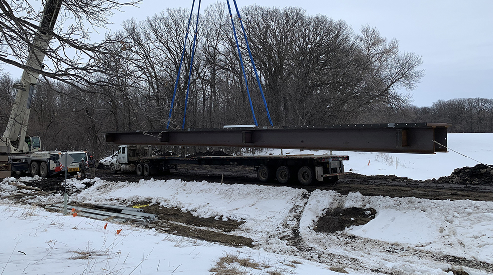 Grand Forks County Prefabricated Bridge