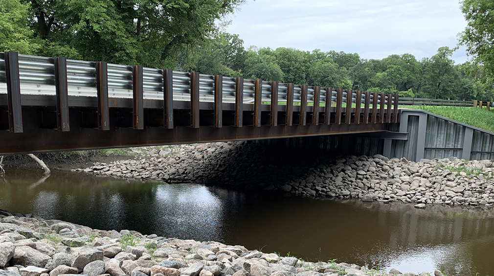 Grand Forks County Prefabricated Bridge